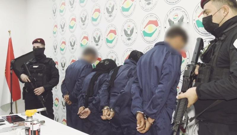 ئاسایشی هەولێر باندێكی بازرگانیكردن بە ماددەی هۆشبەر دەستگیركران