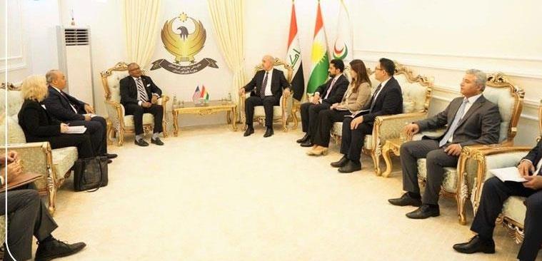 كونسوڵی ئەمریكا لە هەرێم پشتگیری گفتوگۆکانی نێوان حکومەتی هەرێم و