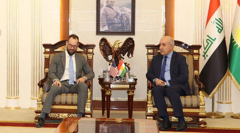 كونسوڵی ئەمریكا بەدواداچون بۆ پڕۆسەی هەناردەكردنەوەی نەوتی هەرێم دەكەین