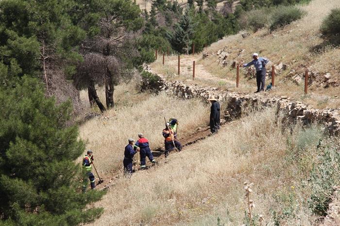 چیای ئەزمڕ و گۆیژە ئاگربڕ دەكرێن